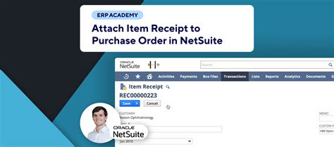 How To Attach An Item Receipt To The Purchase Order Kolleno