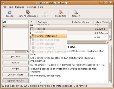 how to enable ntfs write support ntfs 3g on ubuntu feisty fawn