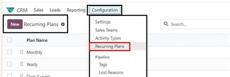Generate Revenue Using Odoo Crms Recurring Plans Numla