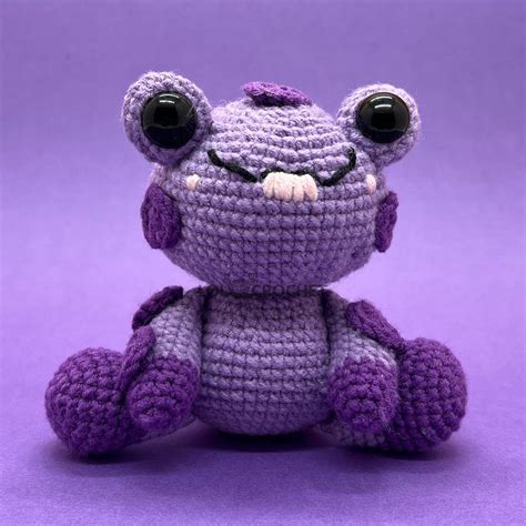 Poison Dart Frog Crochet Kit For Beginners Animals Amigurumi Starter