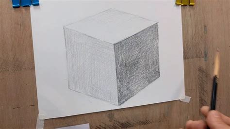 소묘 정육면체 기초 1 Youtube