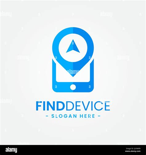 Find Device Logo Design Template Device Finder Icon Find The Phone