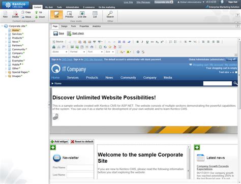 Kentico CMS Download Free Latest Version For Windows Get Into Pc