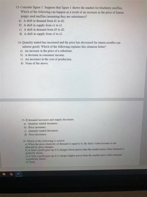 Solved 13 Consider Figure 1 Suppose That Figure I Shows Chegg Com