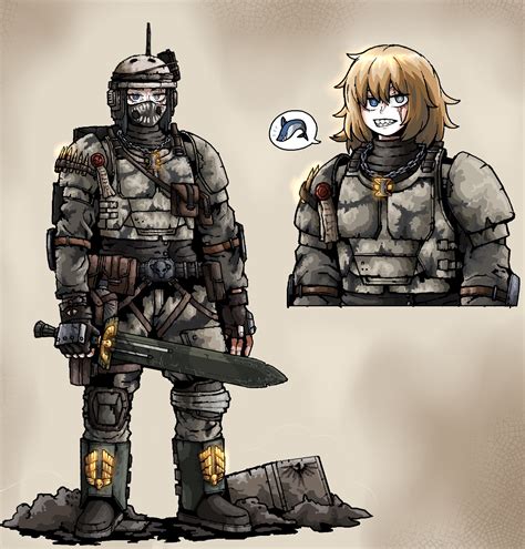 Astra Militarum Warhammer 40k Drawn By Octosoup Danbooru