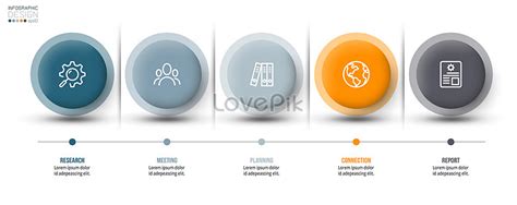 타임라인 차트 비즈니스 인포그래픽 일러스트 무료 다운로드 Lovepik