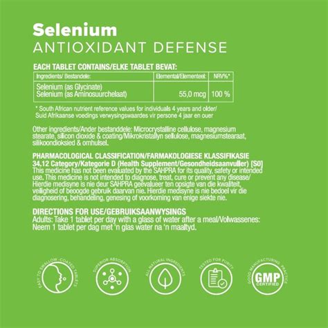 Selenium Tablets Vitatech Health