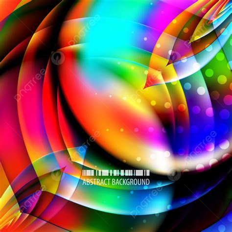 Abstract Colorful Background Graphics Template With Blended Multiple Geometric Objects Dots