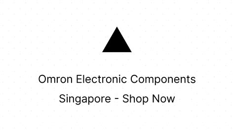 Omron Electronic Components Singapore Shop Now Eezee