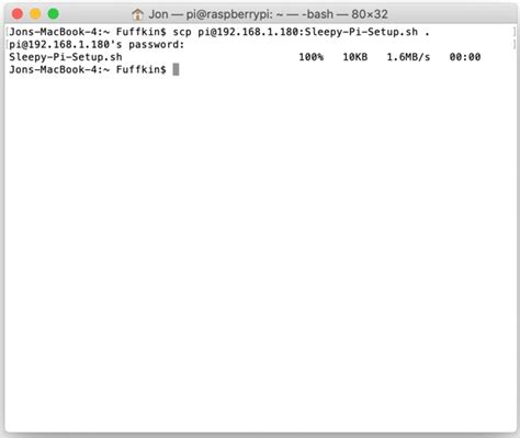 Copying Files To And From Raspberry Pi And Mac Spell Foundry