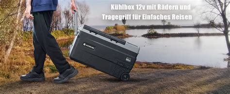 Aaobosi Kompressor Kühlbox 34l Kühlbox Auto 2 In 1 Doppelzone Bis 20
