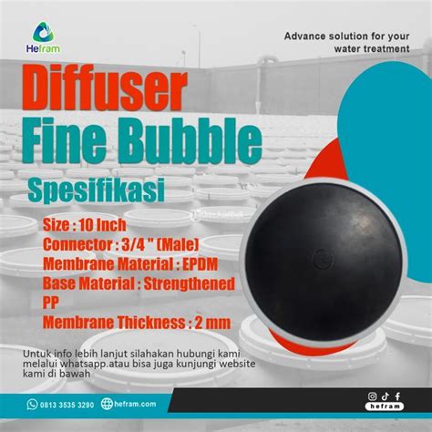 Supplier Diffuser Fine Bubble Di Bogor Tribun Jualbeli