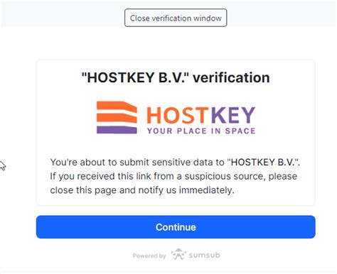 kyc aml verification procedure for hostkey accounts documentation and faq