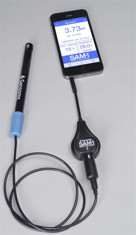 measure ph orp or conductivity values on your smartphone