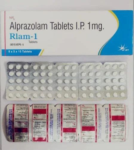 Anti Anxiety Medicine At ₹ 1000box Alprazolam Tablets In Mumbai Id
