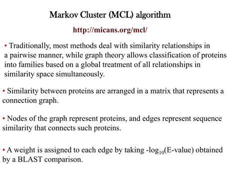 Ppt Markov Cluster Mcl Algorithm Mcl Powerpoint Presentation Id1774225