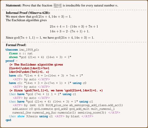 Imo Proof Guided By A Minerva Informal Proof An Informal Proof Of The Download Scientific