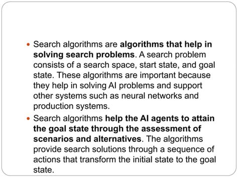 Searching Algorithm In Ai Pptx Search Internet