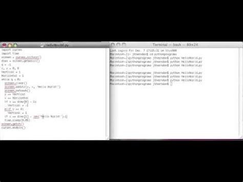 Python Curses Tutorial More Animation YouTube