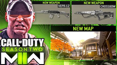 NEW MW2 SEASON 2 UPDATE FULLY LEAKED RELEASE DATE NEW DLC WEAPONS