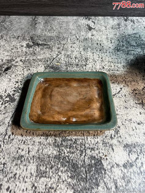 80年代左右，宜兴挂釉小盆托一只y其他紫砂专注寡妇二十年【7788收藏收藏热线】