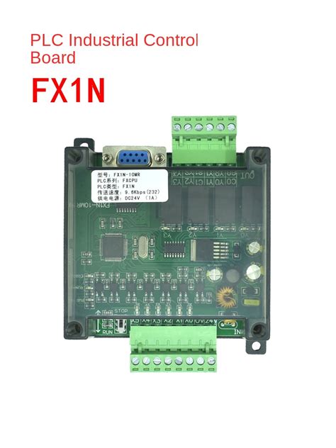 Board Mạch Plc Jx Fx1n 14mt 8 Input 6 Output Transistor Rs232 9 6kbps 24vdc Vỏ Gắn Ray Gx