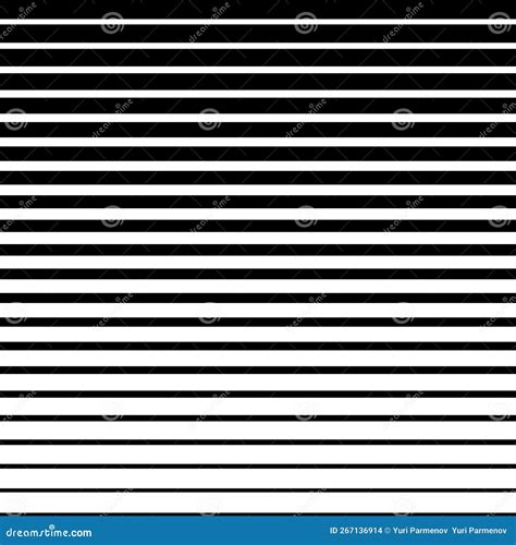 Horizontal Line Half Tone Pattern From Thick Line To Thin Parallel Stripe Black Streak On