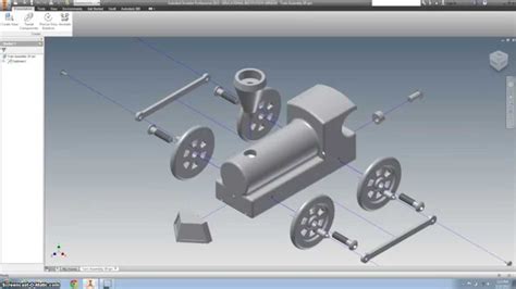 Exploded Train Assembly And Drawing Tutorial Youtube Exploded Train Assembly And Drawing Tutorial Youtube