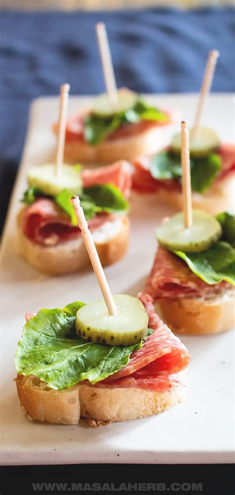 Quick Salami Appetizer Party Amuse Bouche 🍢