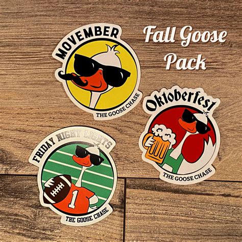 Fall Race Pack Stickers The Goose Chase