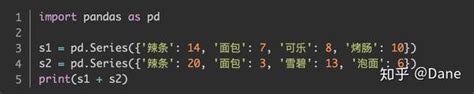 pandas简介 知乎