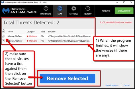 Windows 10 Running Malwarebytes To Check For Viruses Bayc Tech