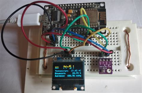 Метеостанция Esp8266 на Bme280 и Ssd1306 с сообщениями на русском Мои