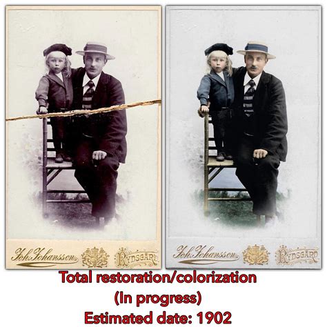 full photo colorization and restoration behance