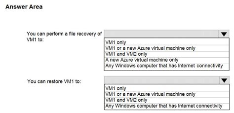 hotspot you have an azure subscription named subscription1