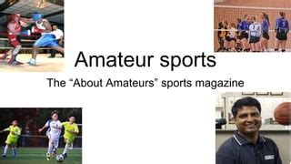 Amateur Sports Pptx