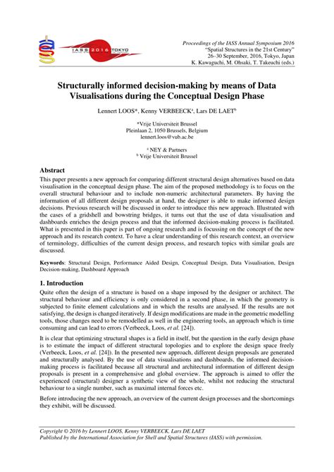 Pdf Structurally Informed Decision Making By Means Of Data