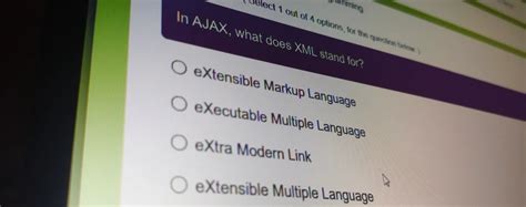 In Ajax What Does Xml Stand For Extensible Markup Language Executable