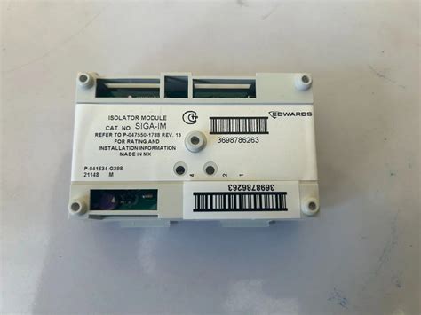 Siga Im Edward Isolator Module At ₹ 1900piece Edwards Fire Alarm