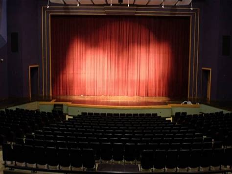 My Own Procenium Stage With Red Velvet Stadium Seats Theatre