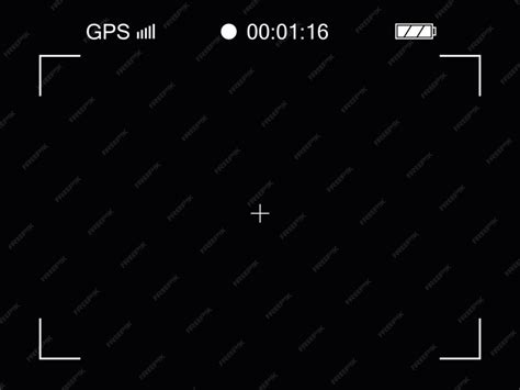 Premium Vector Focusing Screen Of The Quadcopter Camera Viewfinder Vector Template Of