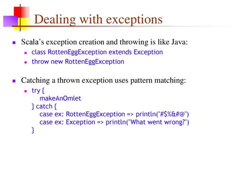 Exceptions And Other Things Ppt Download