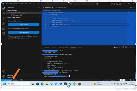 Vscodewsl 运行编译 Cvscode Wsl Csdn博客