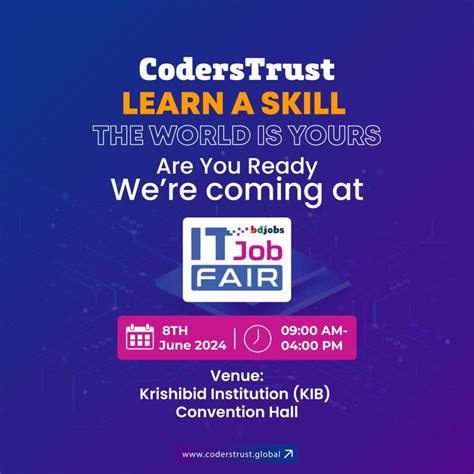 Coderstrust Bangladesh On Linkedin Hiringnow Techcareer Jobfair