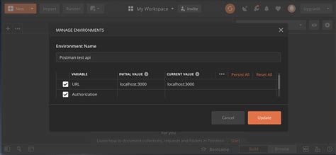 Working With Environments In Postman Aurelio Ogliari My Blog