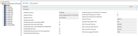 [solved] how to set different sql server instance on dynamics nav 2018