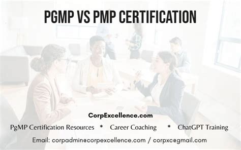 How Is PgMP Certification Different Than PMP CorpExcellence Com
