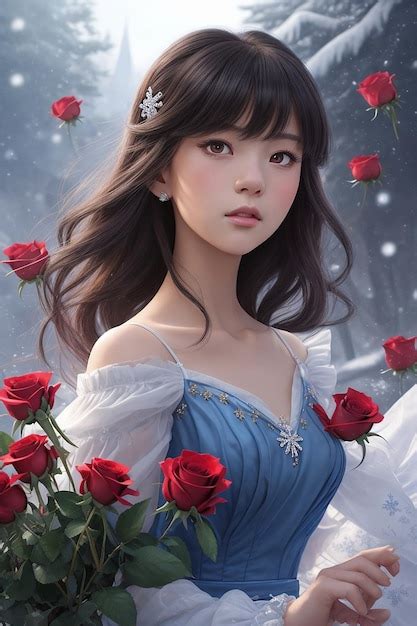 Premium Ai Image A Cute Beautiful Girl Face Photo Ai Generated