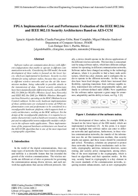 Pdf Fpga Implementation Cost And Performance Evaluation Of The Ieee