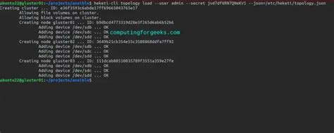 Configuring Glusterfs On Ubuntu 2204 With Heketi Computingforgeeks
